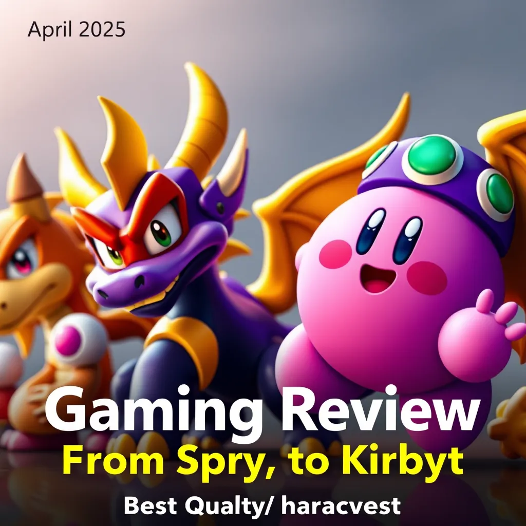 April 2025 Gaming Review: From Spyro to Kirby : LevelUpTalk