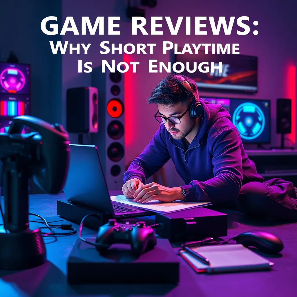 Game Reviews: Why Short Playtime Is Not Enough : LevelUpTalk