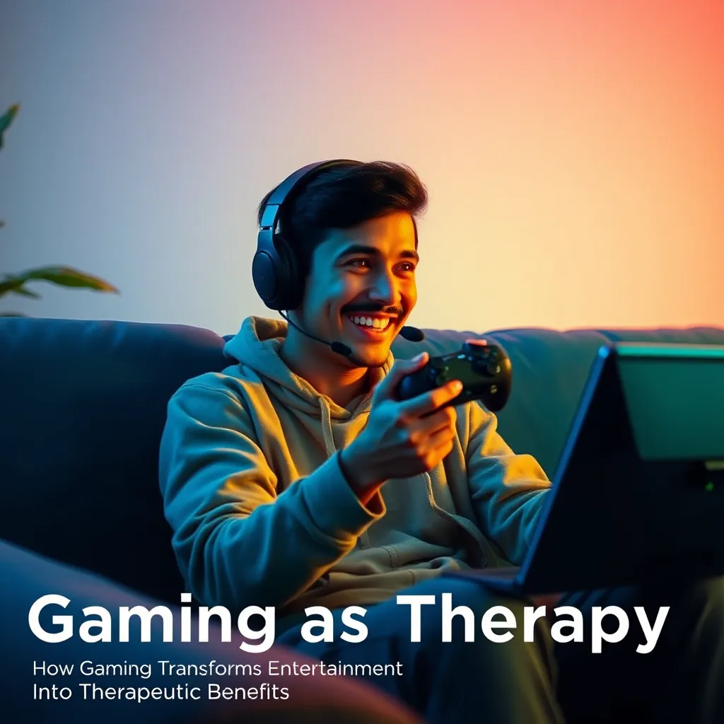 How Gaming Transforms Entertainment into Therapeutic Benefits : LevelUpTalk