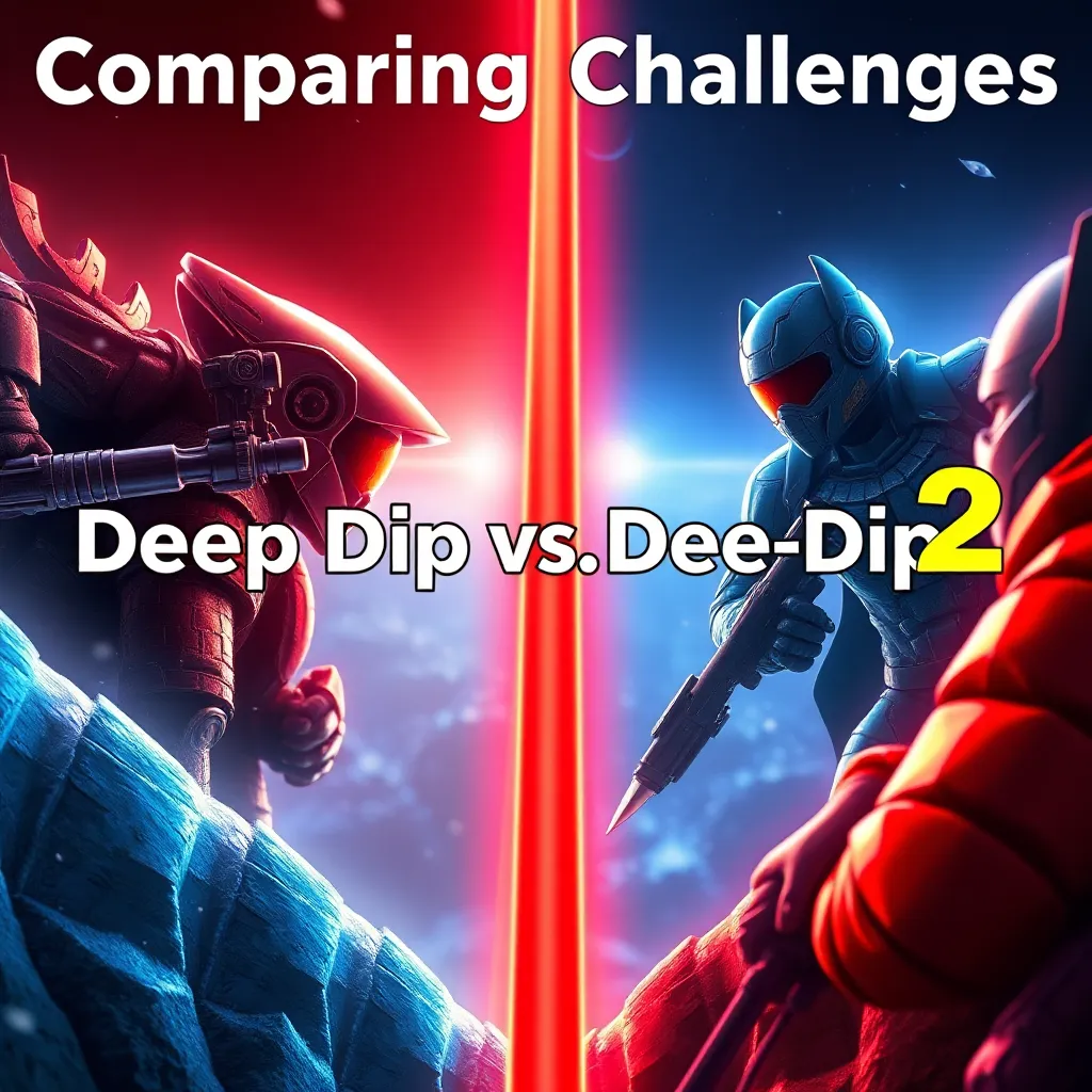 Comparing Challenges: Deep Dip vs. Deep Dip 2 : LevelUpTalk