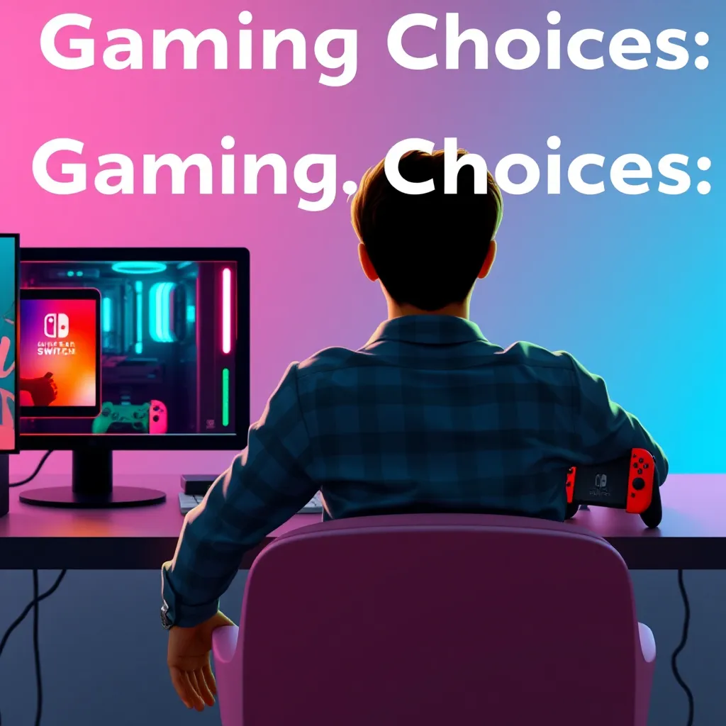 Exploring Gaming Choices: PC vs. Switch for Playtime : LevelUpTalk