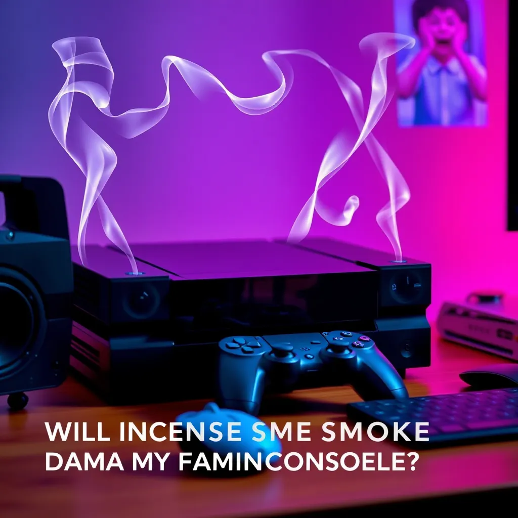 Will Incense Smoke Damage My Gaming Console? : LevelUpTalk