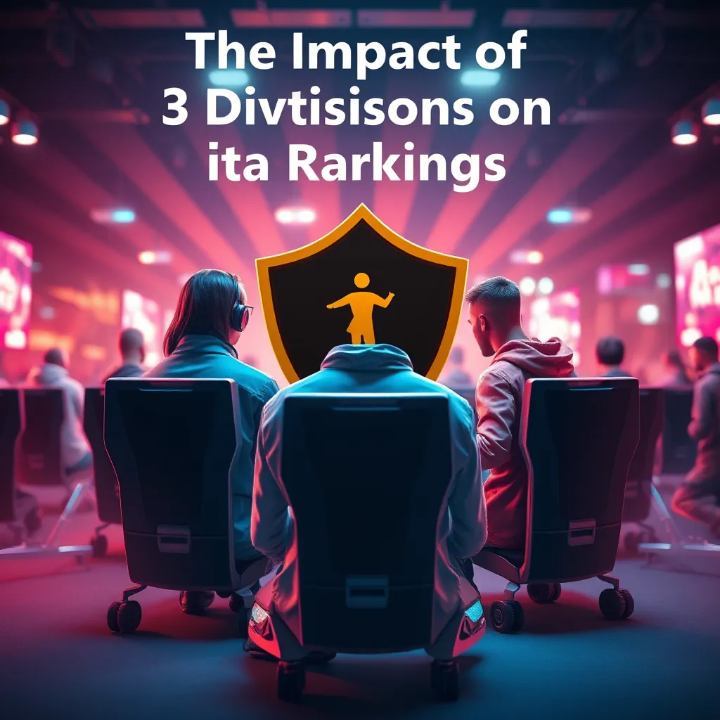 The Impact of 3 Divisions on Game Rankings : LevelUpTalk