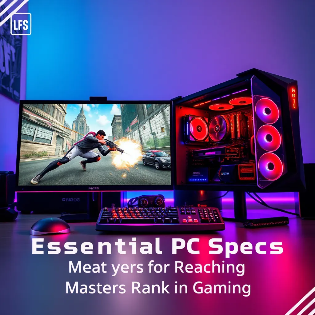 Essential PC Specs for Reaching Masters Rank in Gaming : LevelUpTalk