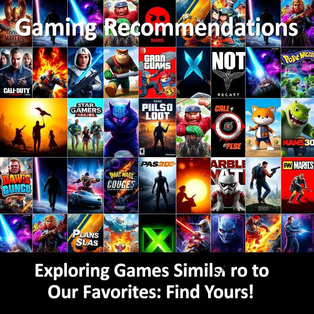 Exploring Games Similar to Our Favorites: Find Yours! : LevelUpTalk