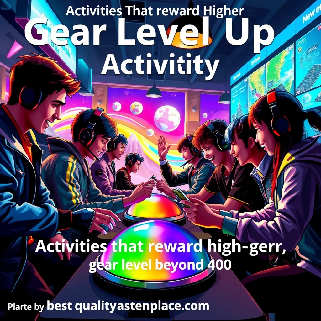 Activities That Reward Higher Gear Levels Beyond 400 : LevelUpTalk