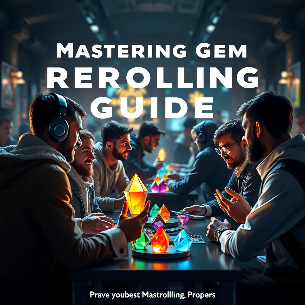 Mastering Gem Rerolling: Tips for New Players : LevelUpTalk