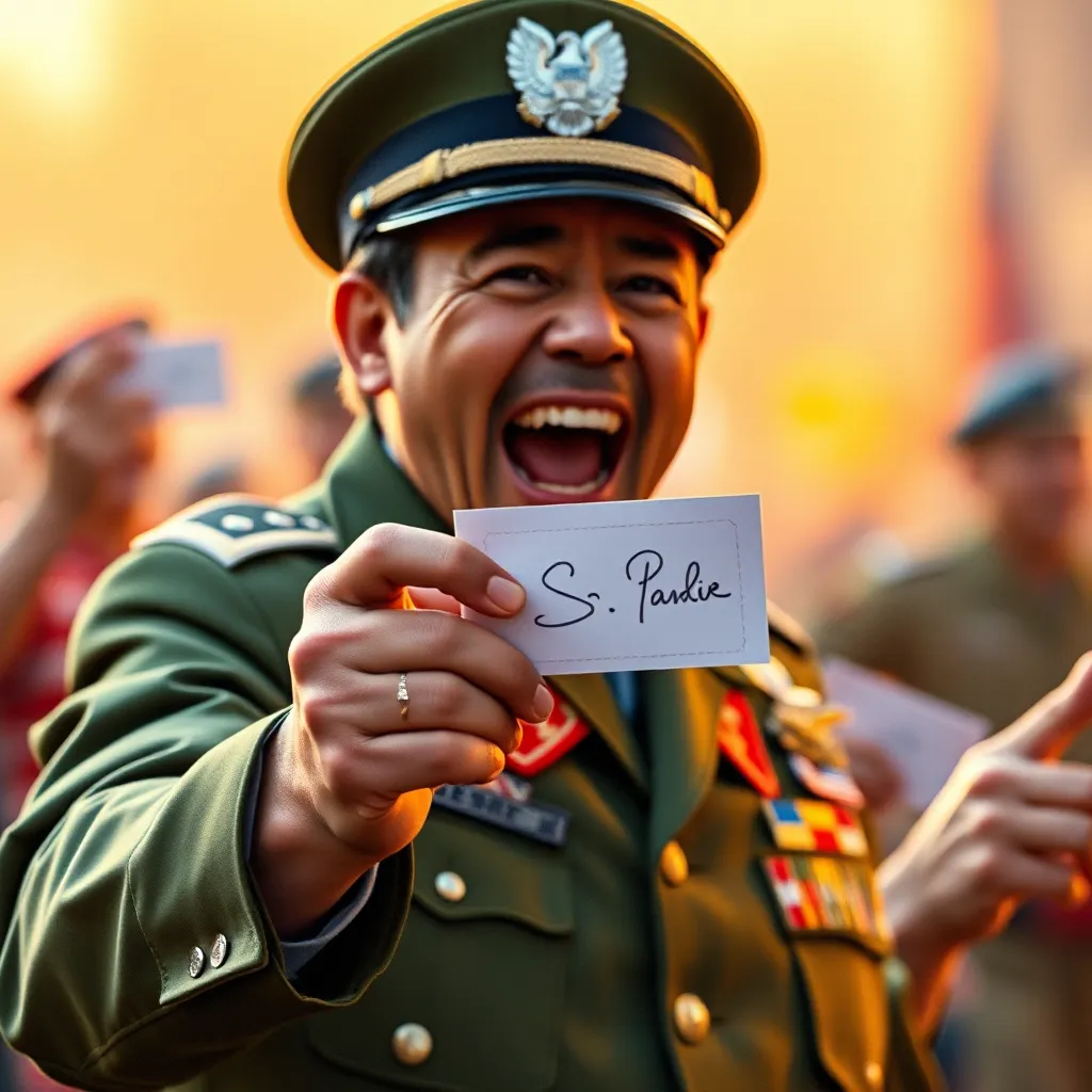 Exciting Encounter: Autograph from the General! : LevelUpTalk