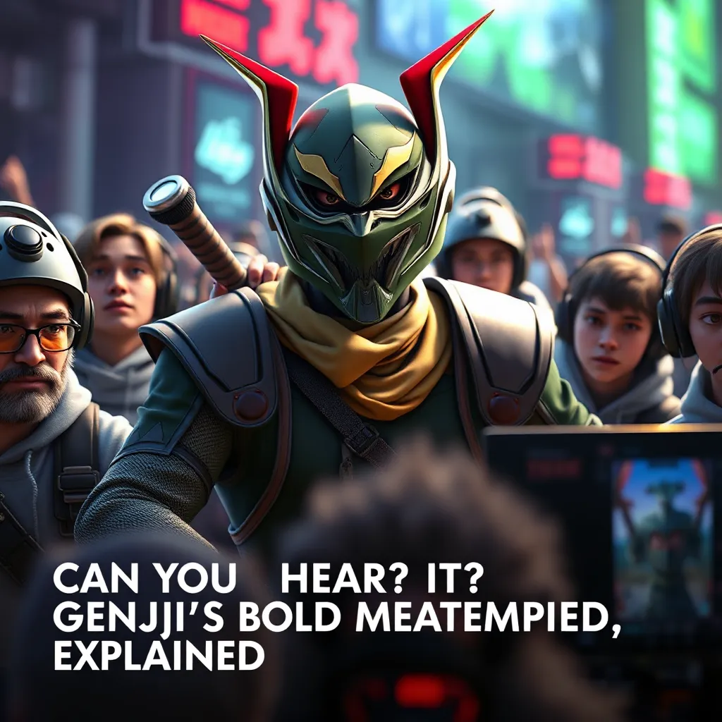 Can You Hear It? Genji's Bold Statement Explained : LevelUpTalk