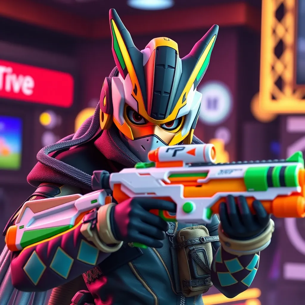 Genji’s New Weapon Skin from the Nerf Collab Is Here : LevelUpTalk