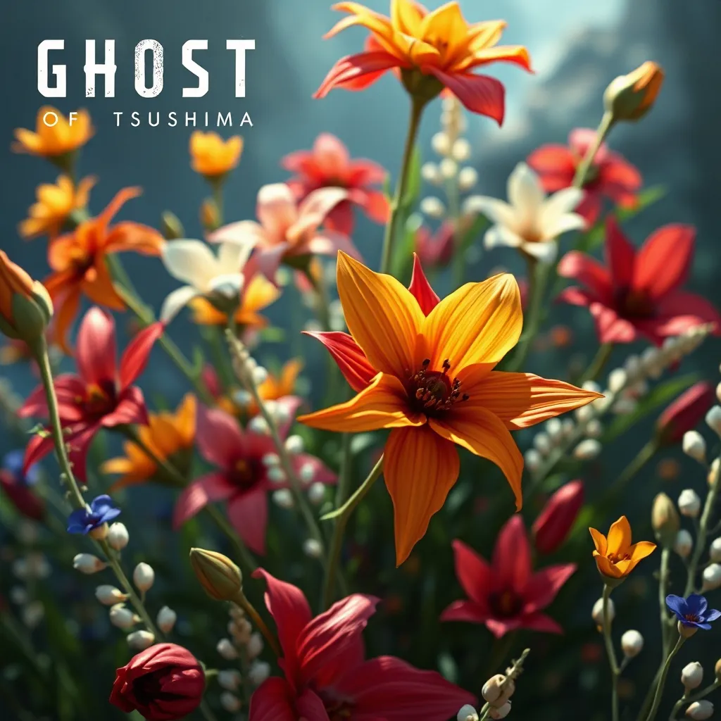 Ghost of Tsushima: Only 1,683 Finite Flowers to Collect : LevelUpTalk
