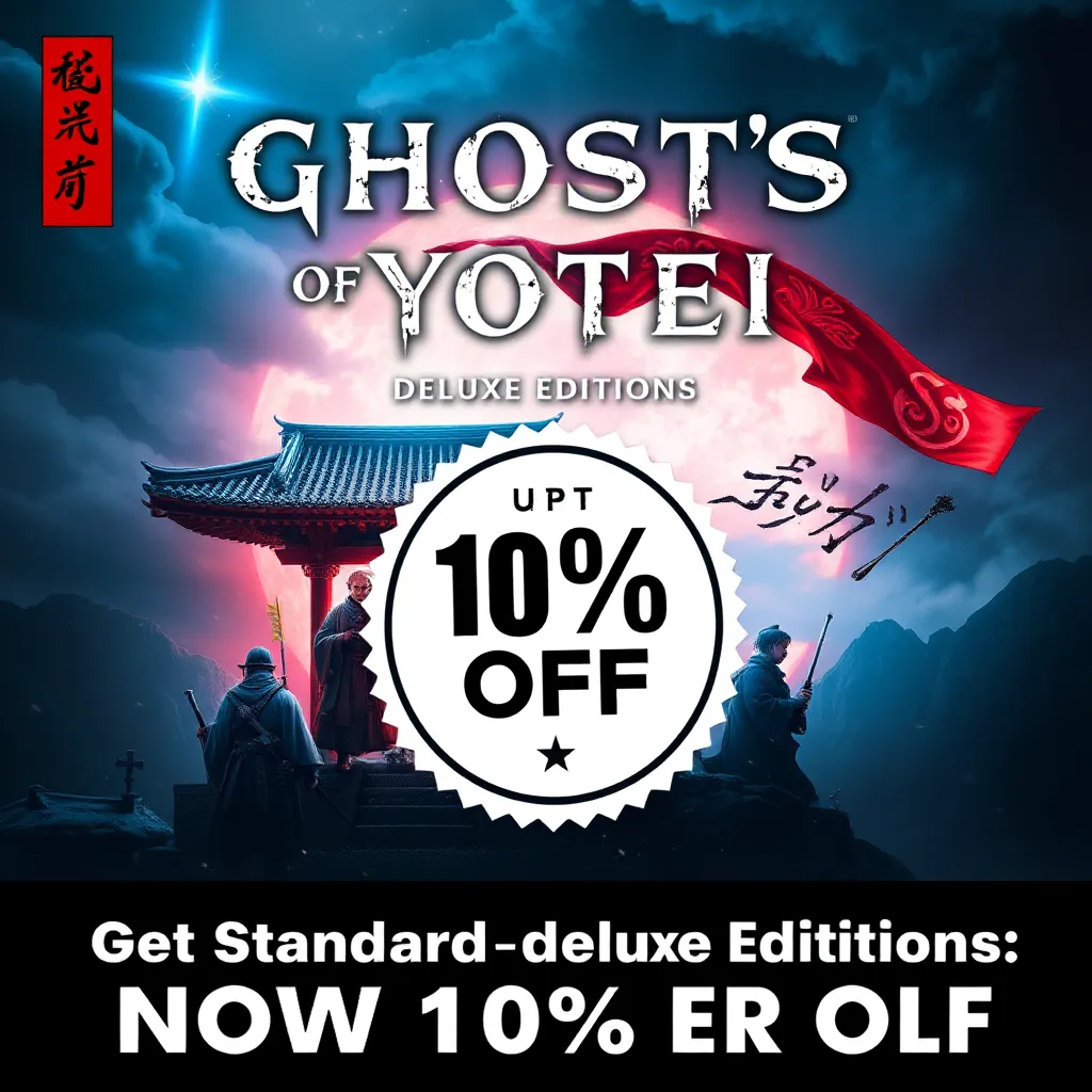 Ghosts of Yotei Standard and Deluxe Editions Now 10% Off : LevelUpTalk
