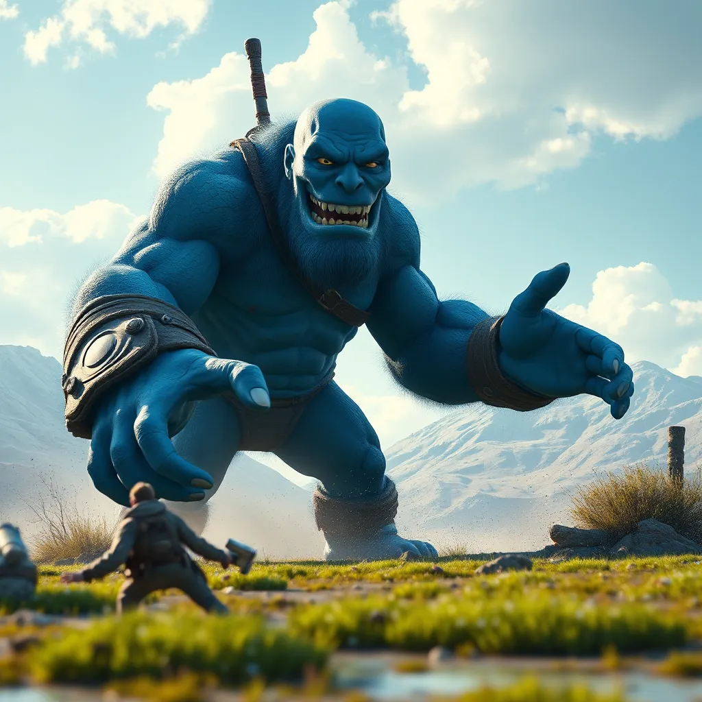 Tips and Tricks to Defeat the Giant Blue Character : LevelUpTalk