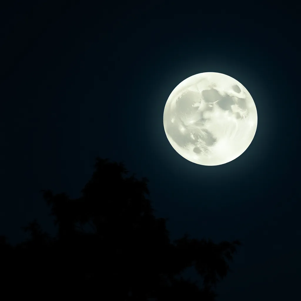 Giant Moon Sighting: A Stunning Night View : LevelUpTalk