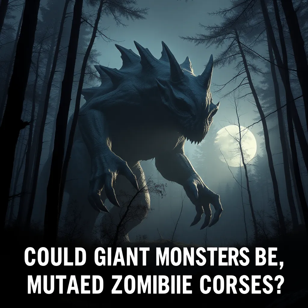 Could Giant Monsters Be Mutated Zombie Corpses? : LevelUpTalk