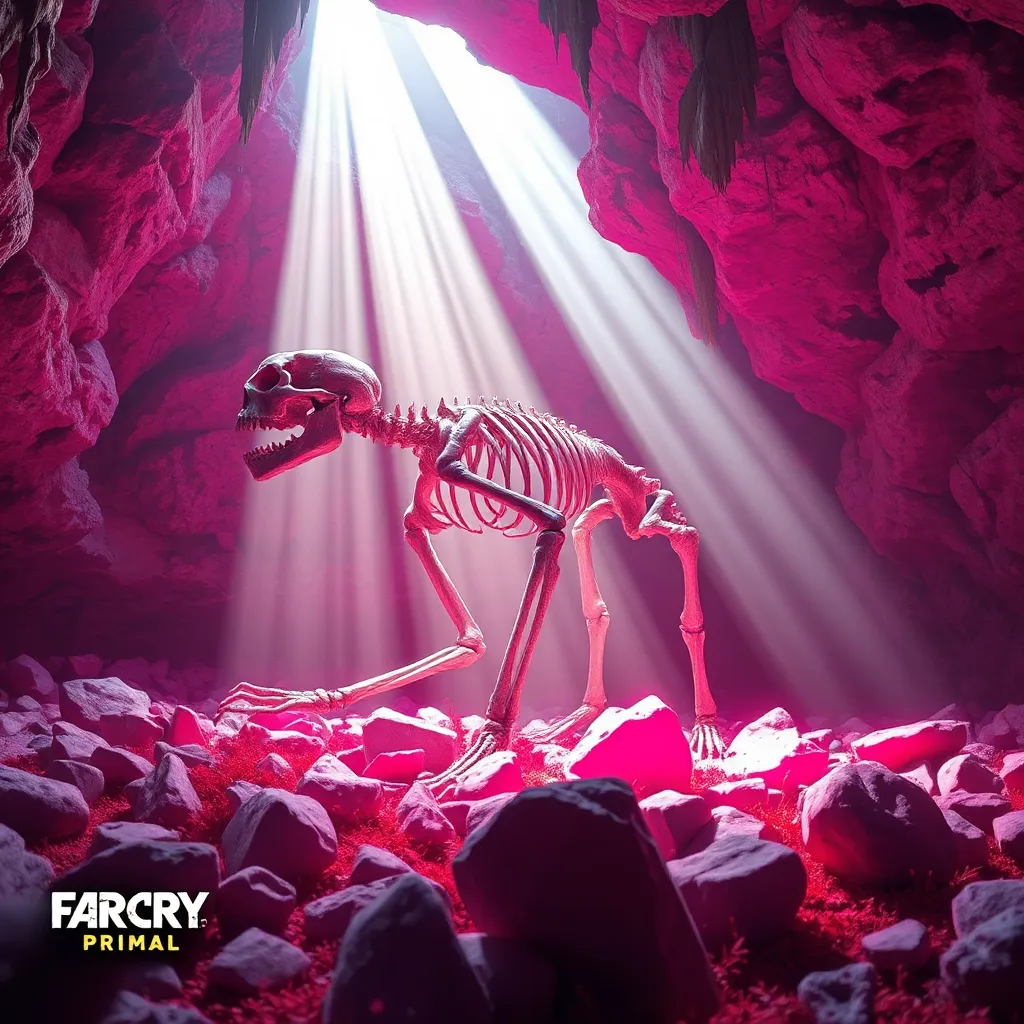 Rare Skeleton Discovery in Far Cry Primal's Northeast Cave : LevelUpTalk