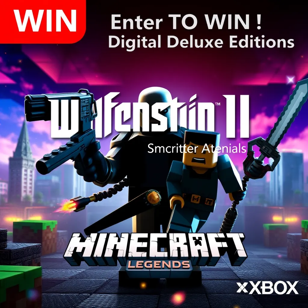 Enter to Win Digital Deluxe Editions of Wolfenstein II and Minecraft ...
