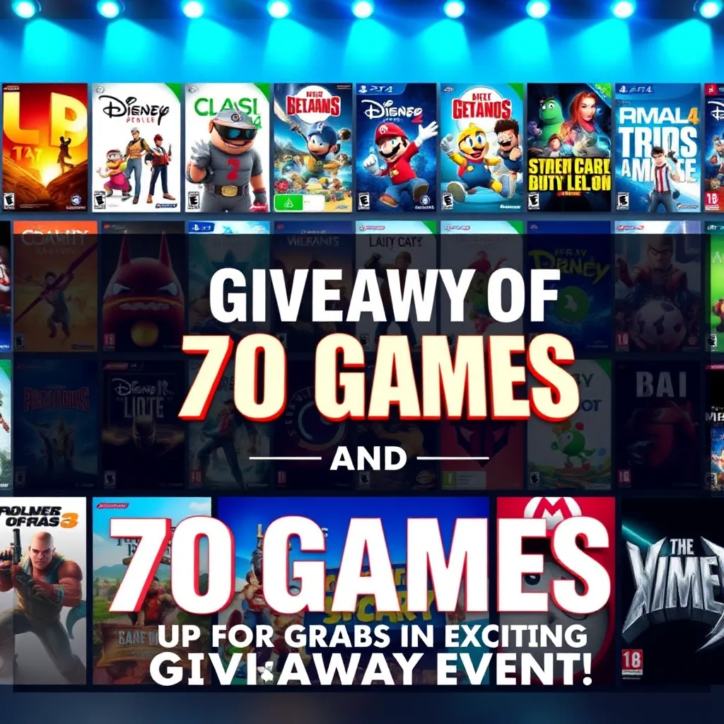 70 Games Up for Grabs in Exciting Giveaway Event! : LevelUpTalk