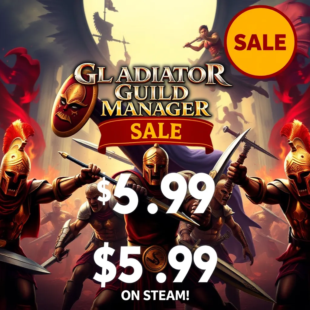 Get Gladiator Guild Manager Now at 60% Off on Steam! : LevelUpTalk