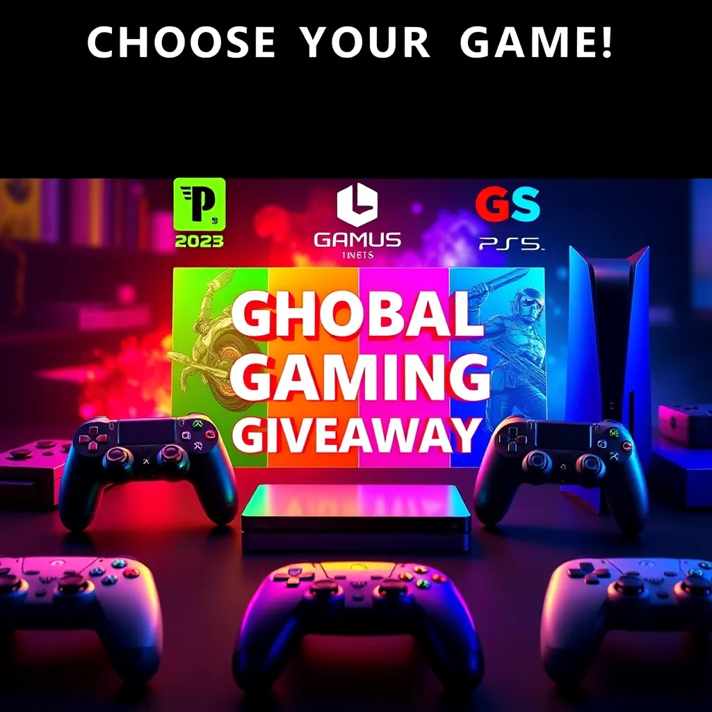 Choose Your Game: Global Gaming Giveaway In 2025 : LevelUpTalk