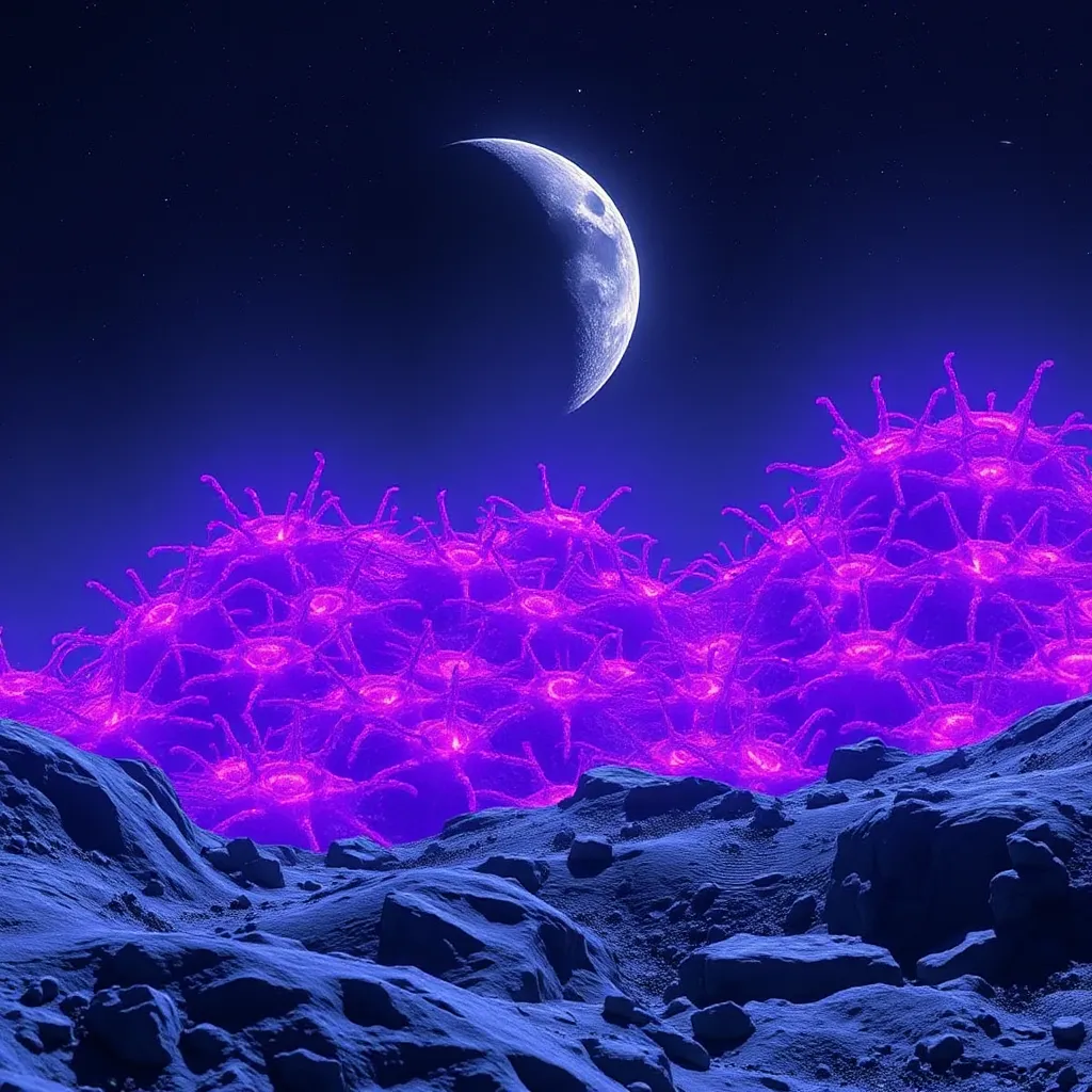 Witness the Glowing Purple Synthoceps on the Moon : LevelUpTalk