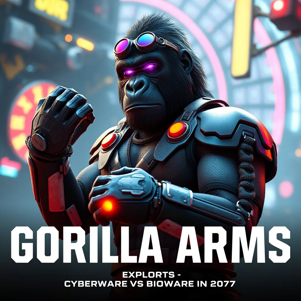 Exploring Gorilla Arms: Cyberware vs Bioware in 2077 : LevelUpTalk