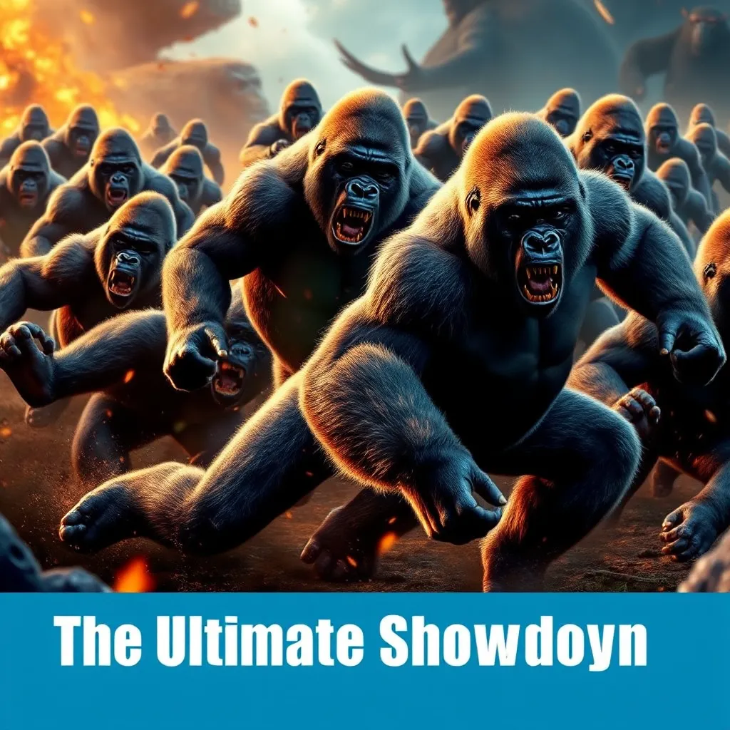 The Ultimate Showdown: 100 Gorillas vs Bigby : LevelUpTalk