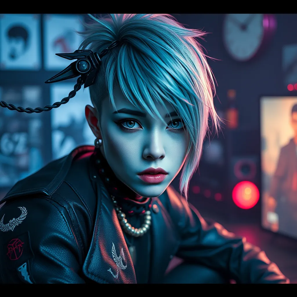 Creating a Goth Character with Unique Hairstyles in Gaming : LevelUpTalk