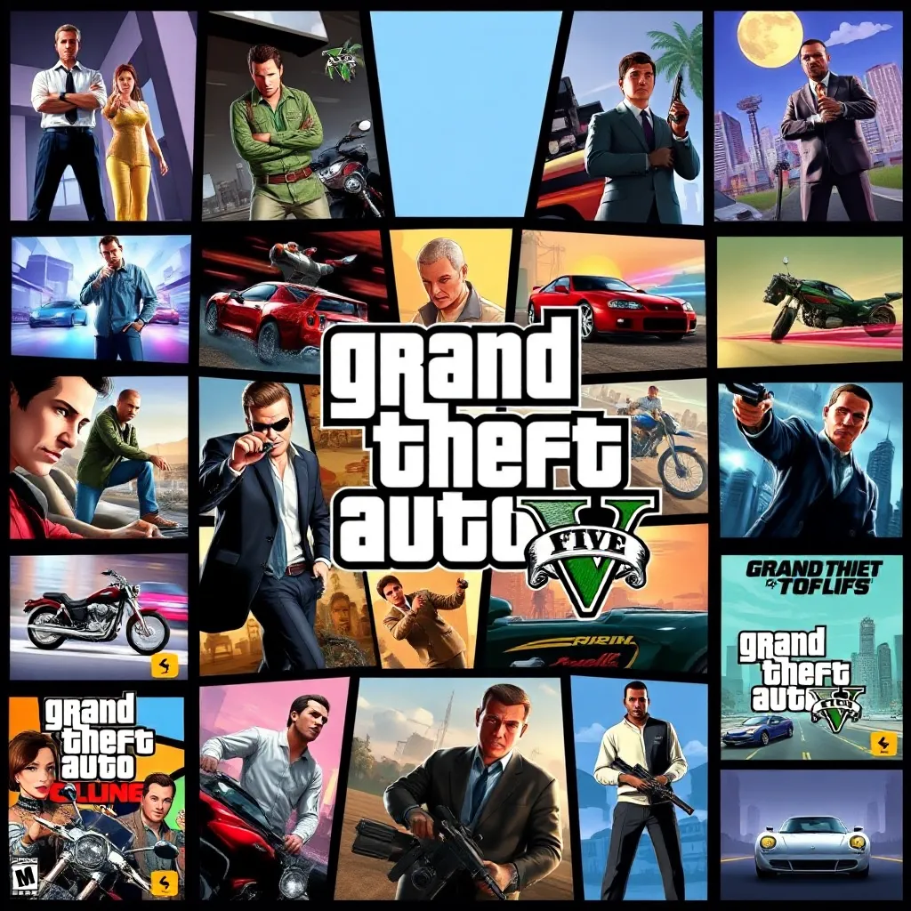 The Evolution of Grand Theft Auto Cover Art Over the Years : LevelUpTalk