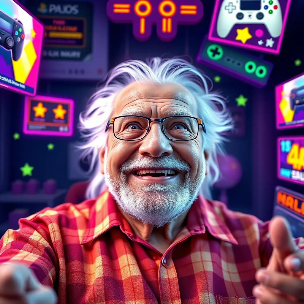 Grandpa High on Retro: Exciting PS5 Game Trailer Released : LevelUpTalk