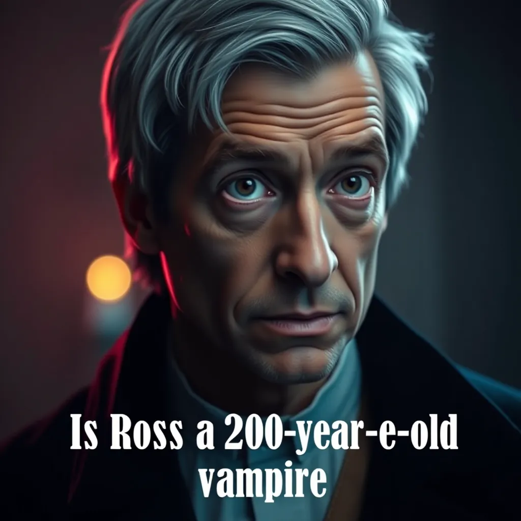 Is Ross a 200-Year-Old Vampire with Gray Hair? : LevelUpTalk