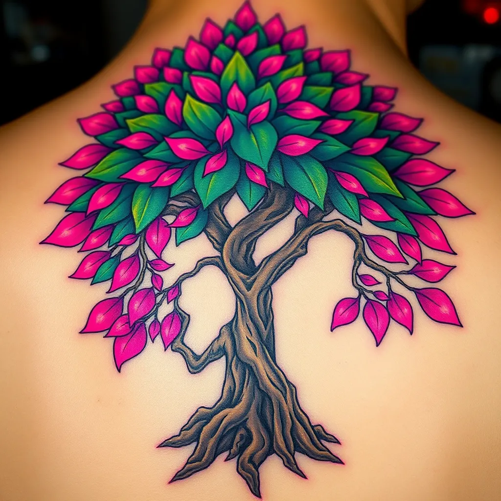Check Out This Stunning Great Deku Tree Tattoo : LevelUpTalk
