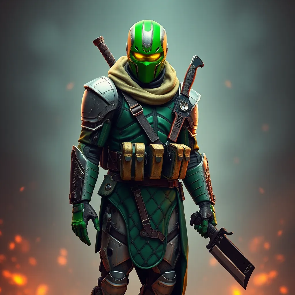 Exploring the Green Cyborg Ninja Dude and O.M.E.G.A. Suit : LevelUpTalk