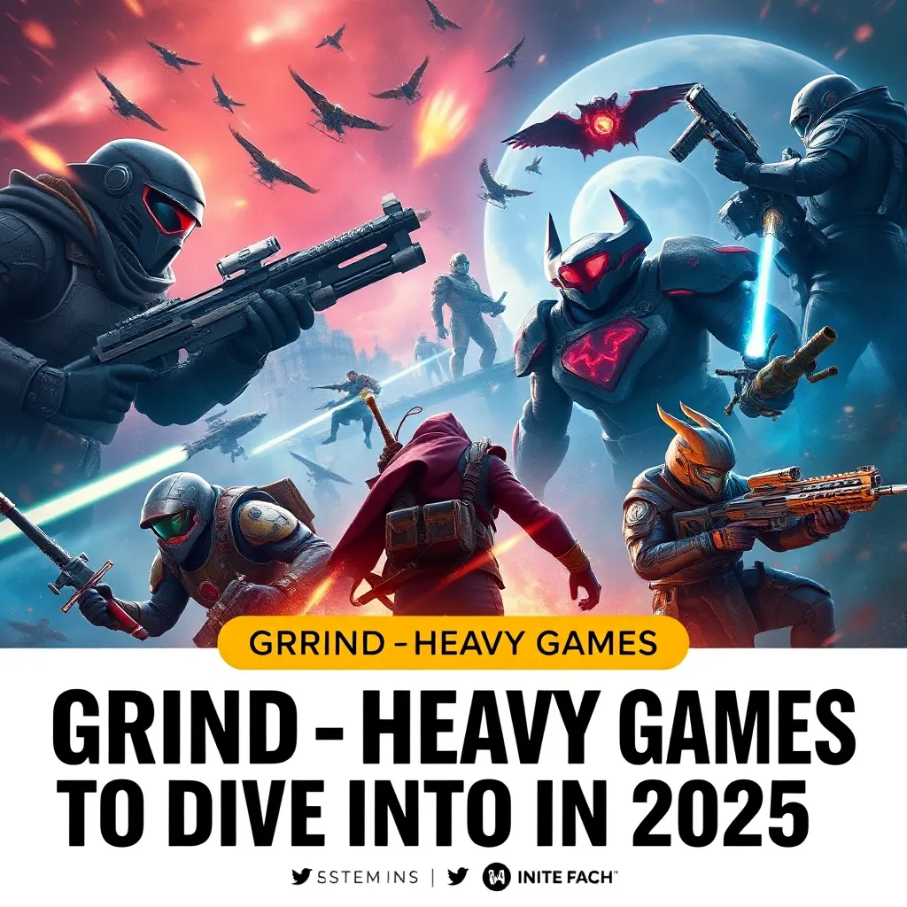 Top Grind-Heavy Games to Dive Into in 2025 : LevelUpTalk