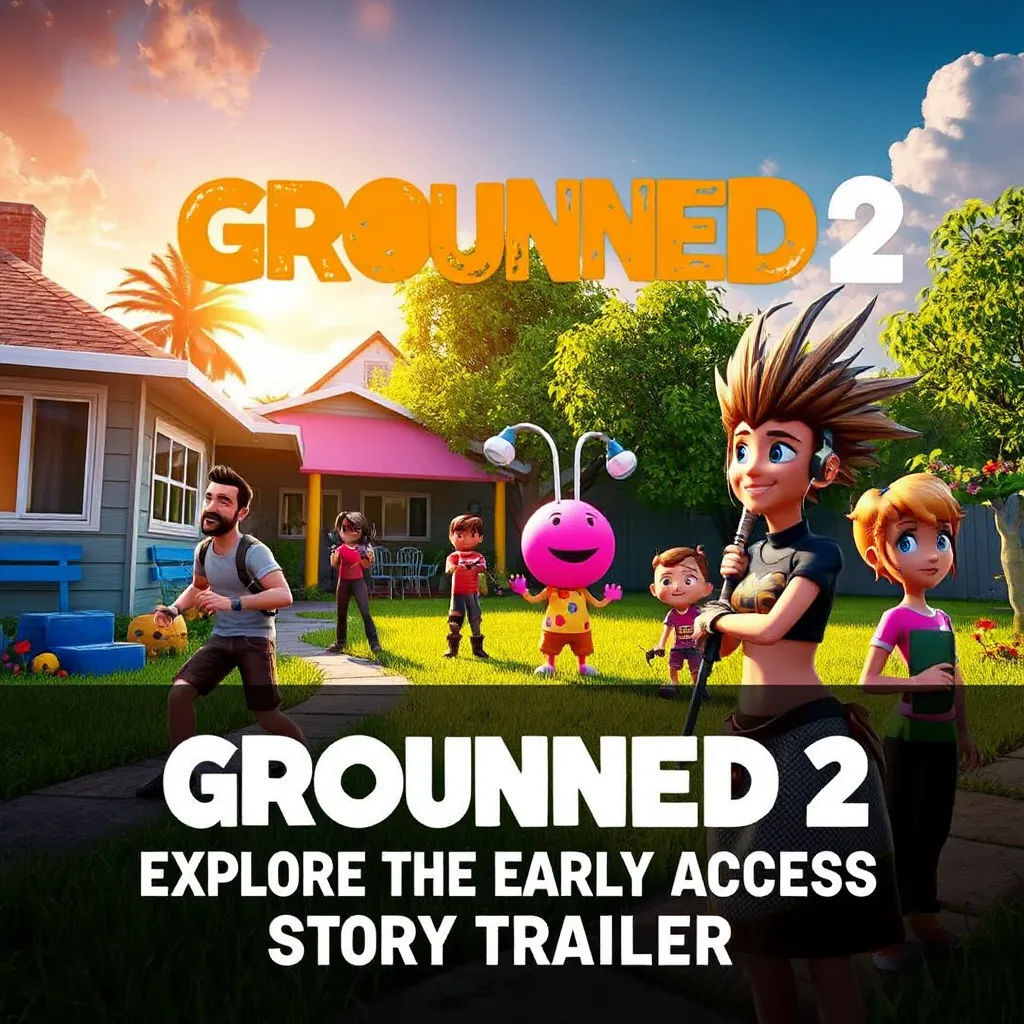 Grounded 2: Explore the Early Access Story Trailer : LevelUpTalk