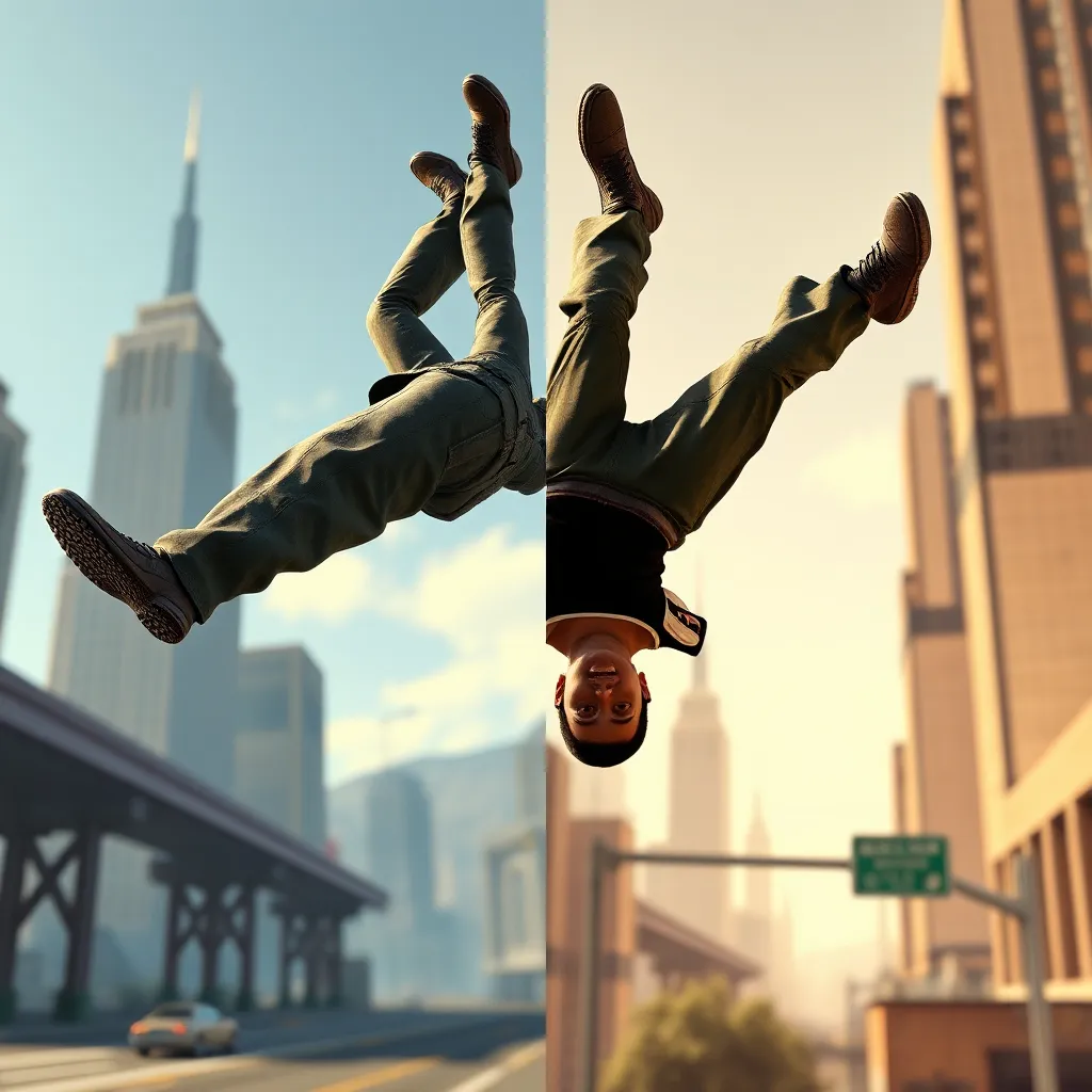 GTA IV vs GTA V: A Closer Look at Ragdoll Physics : LevelUpTalk
