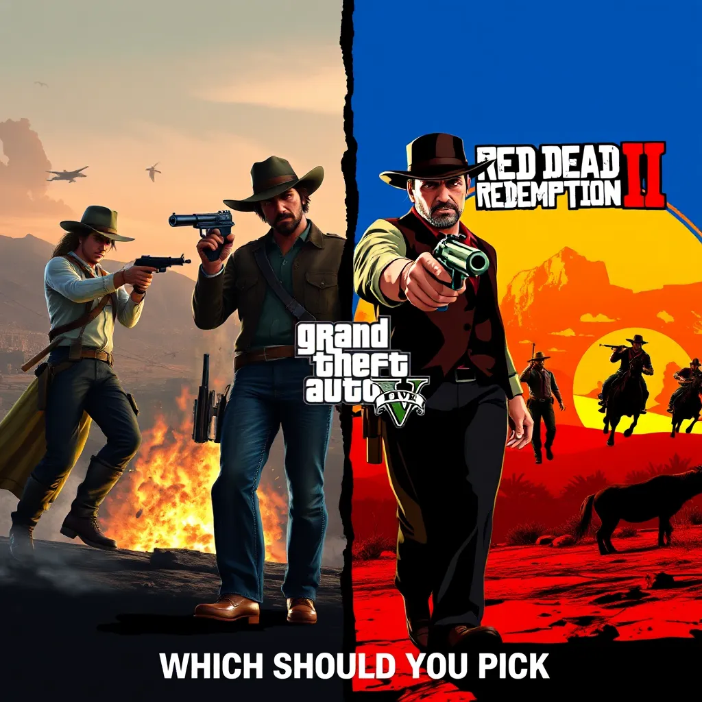 GTA V vs Red Dead Redemption 2: Which Should You Pick? : LevelUpTalk