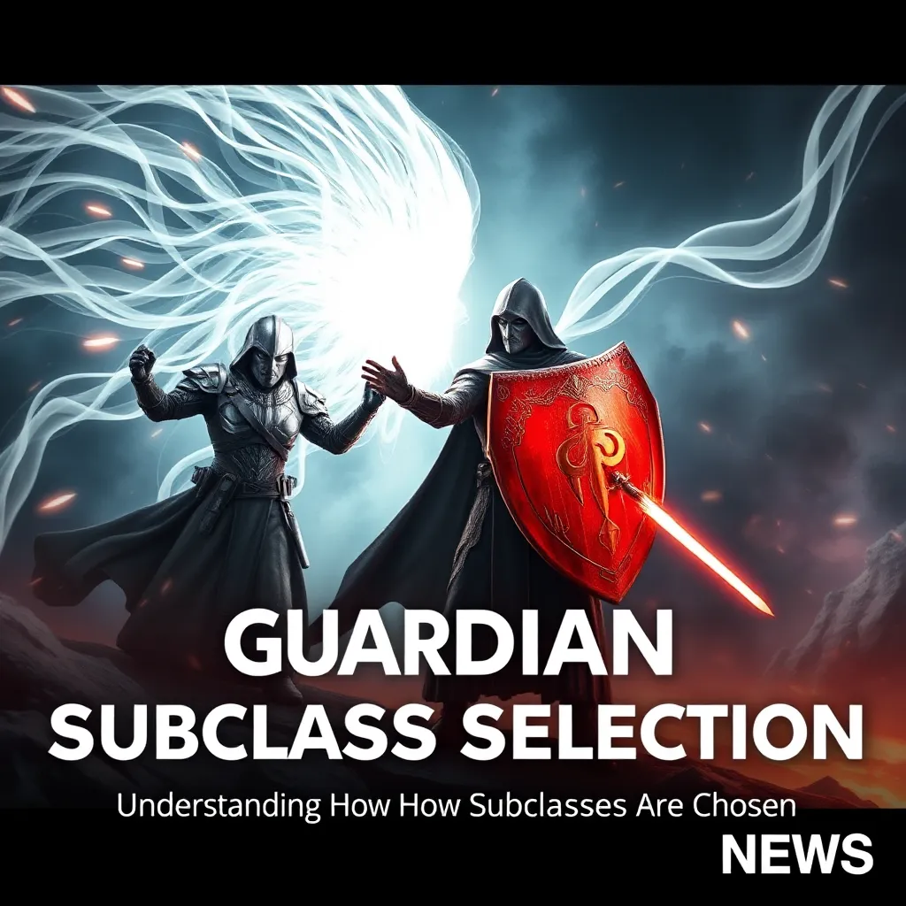 Understanding How Guardian Subclasses Are Chosen : LevelUpTalk