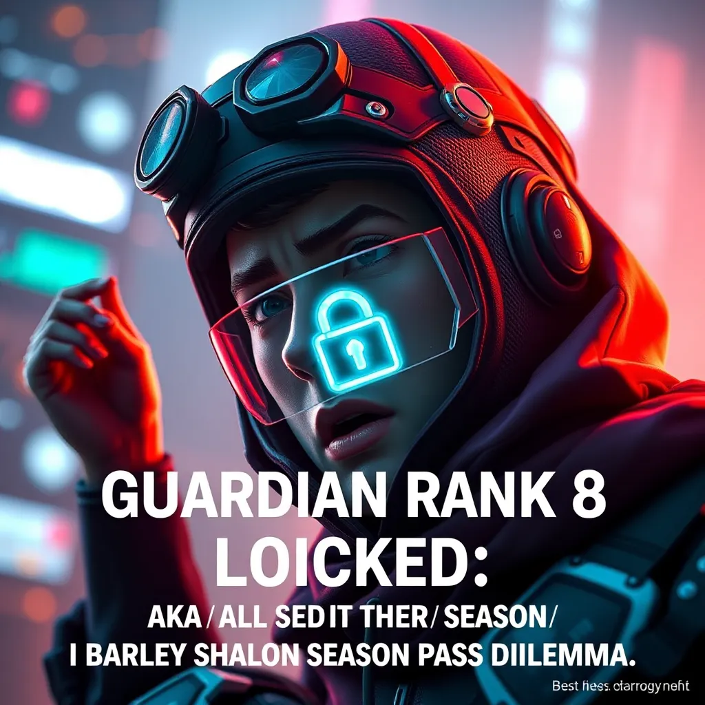 Guardian Rank 8 Locked: A Look at the Season Pass Dilemma : LevelUpTalk