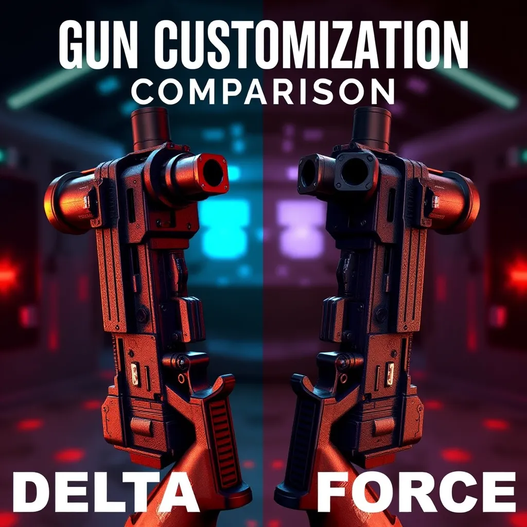 Gun Customization in ARENA BREAKOUT vs DELTA FORCE : LevelUpTalk