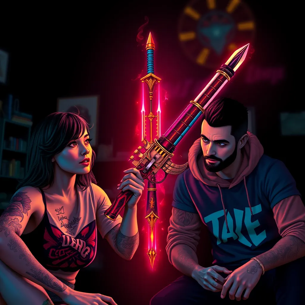 Gunlance Tattoo Design Sparks Debate Among Friends : LevelUpTalk