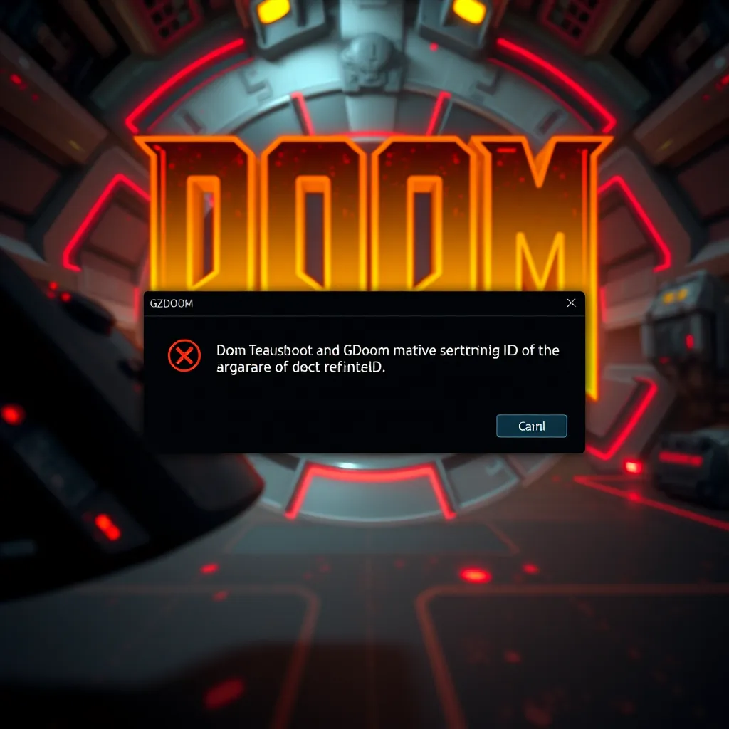 Troubleshooting Doom Infinite on GZDoom: Errors Explained : LevelUpTalk