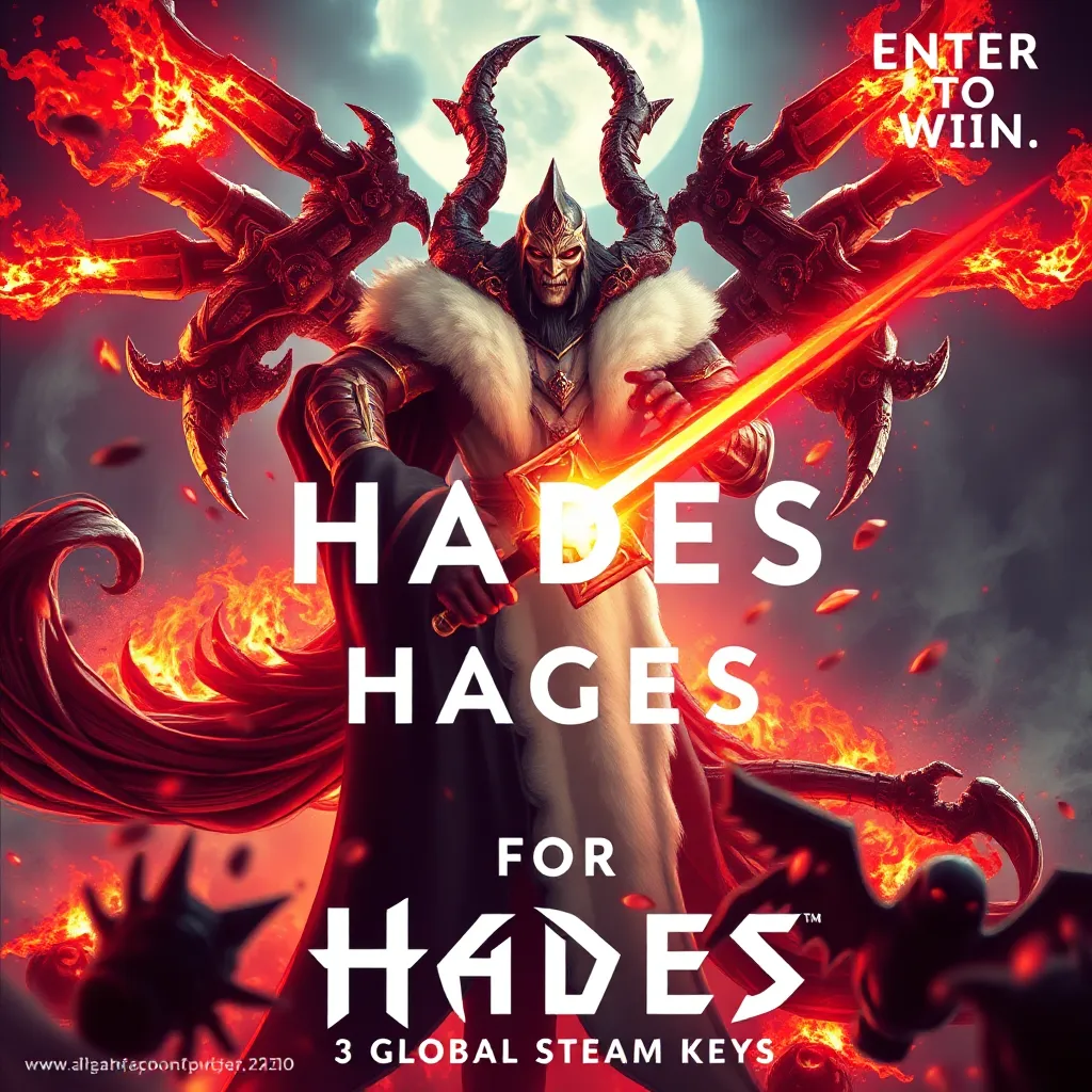 Enter to Win: 3 Global Steam Keys for Hades (2020) : LevelUpTalk