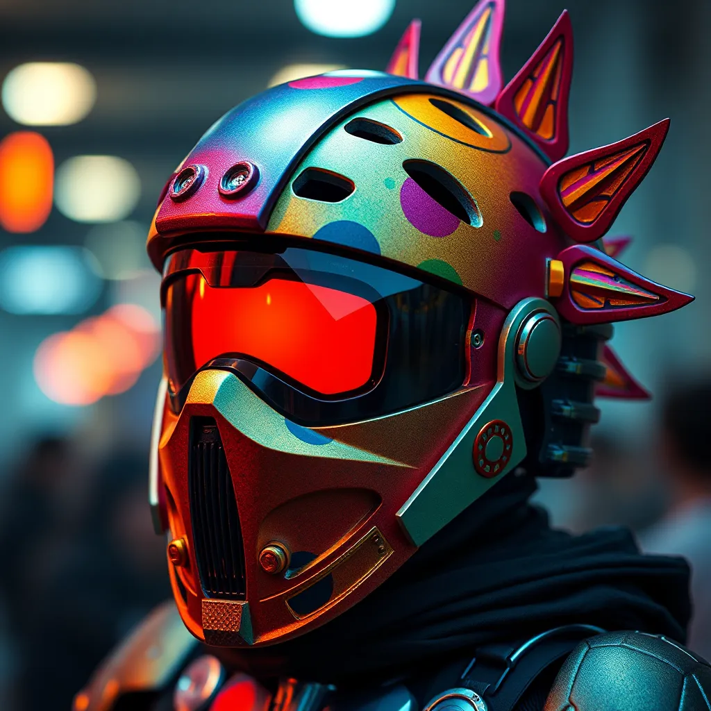 Unique Helmet Completed for Halloween Costume Fun! : LevelUpTalk