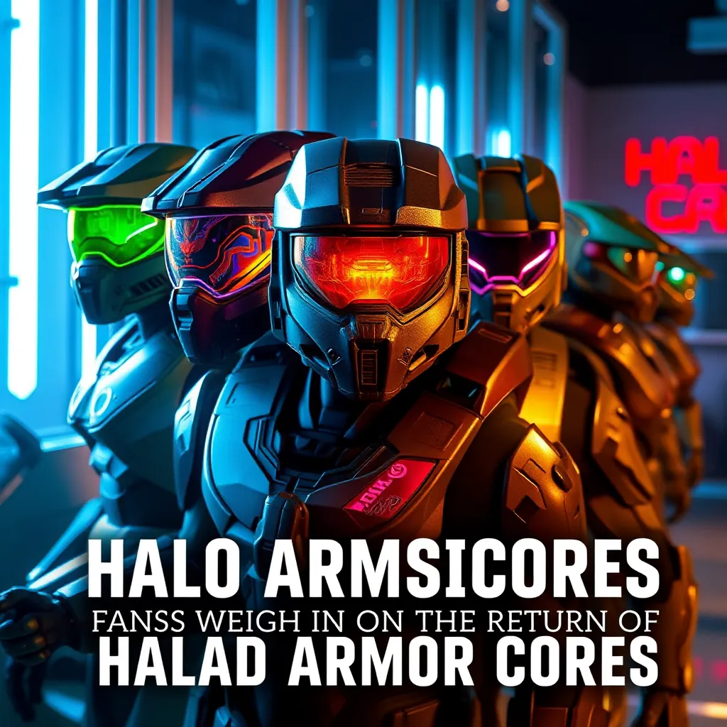 Fans Weigh In on the Return of Halo Armor Cores : LevelUpTalk