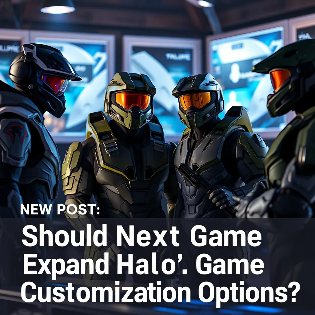 Should Next Halo Game Expand Customization Options? : LevelUpTalk
