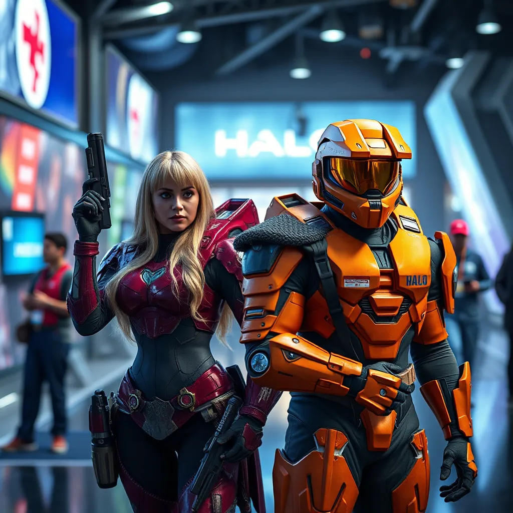 Epic Halo Legends Cosplay of Kelly and Chief Revealed : LevelUpTalk