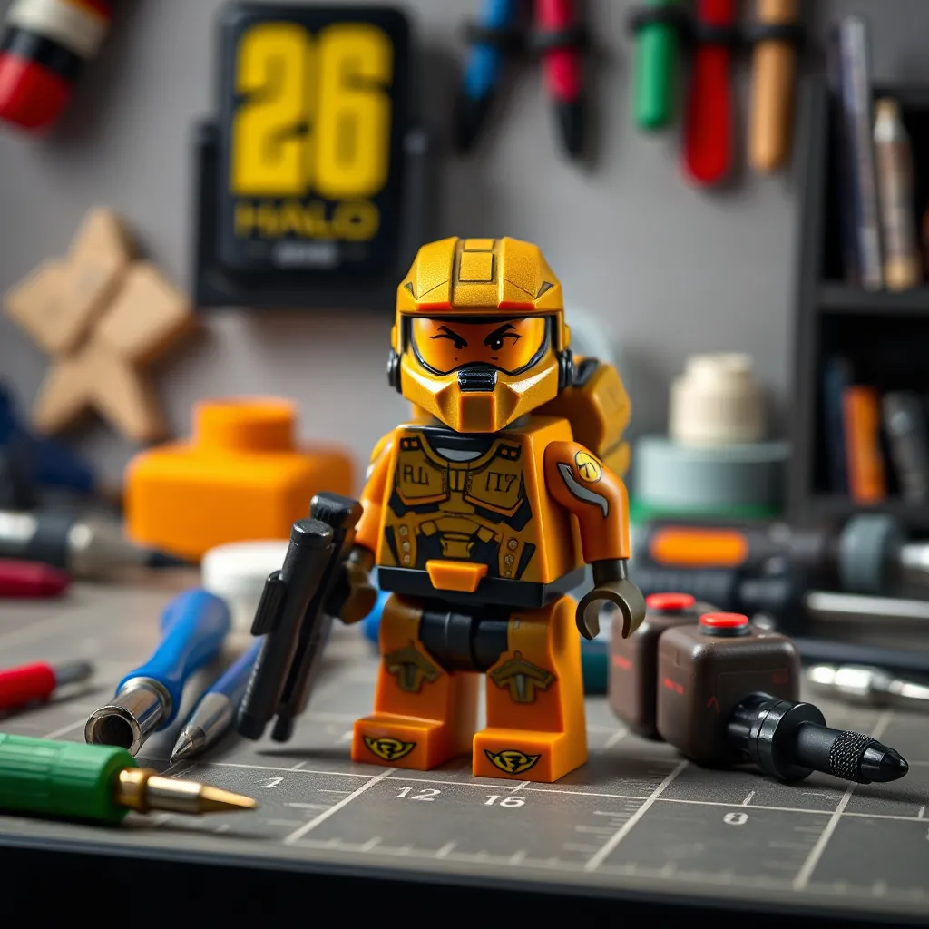 Nostalgic Halo Minifigure Recreation Sparks Joy : LevelUpTalk