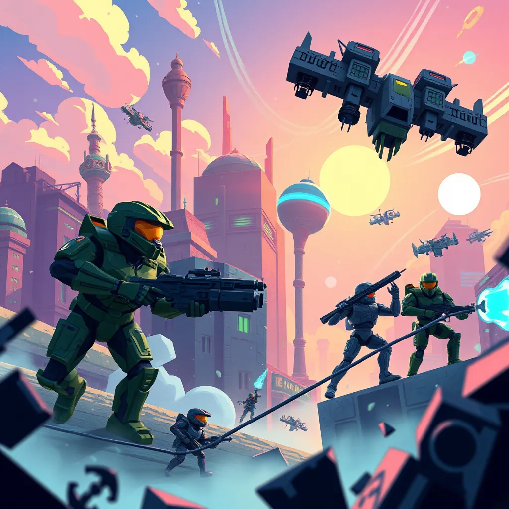 Stunning Animation Alert: Halo Pixel Evolved by 6 Bird Studio : LevelUpTalk