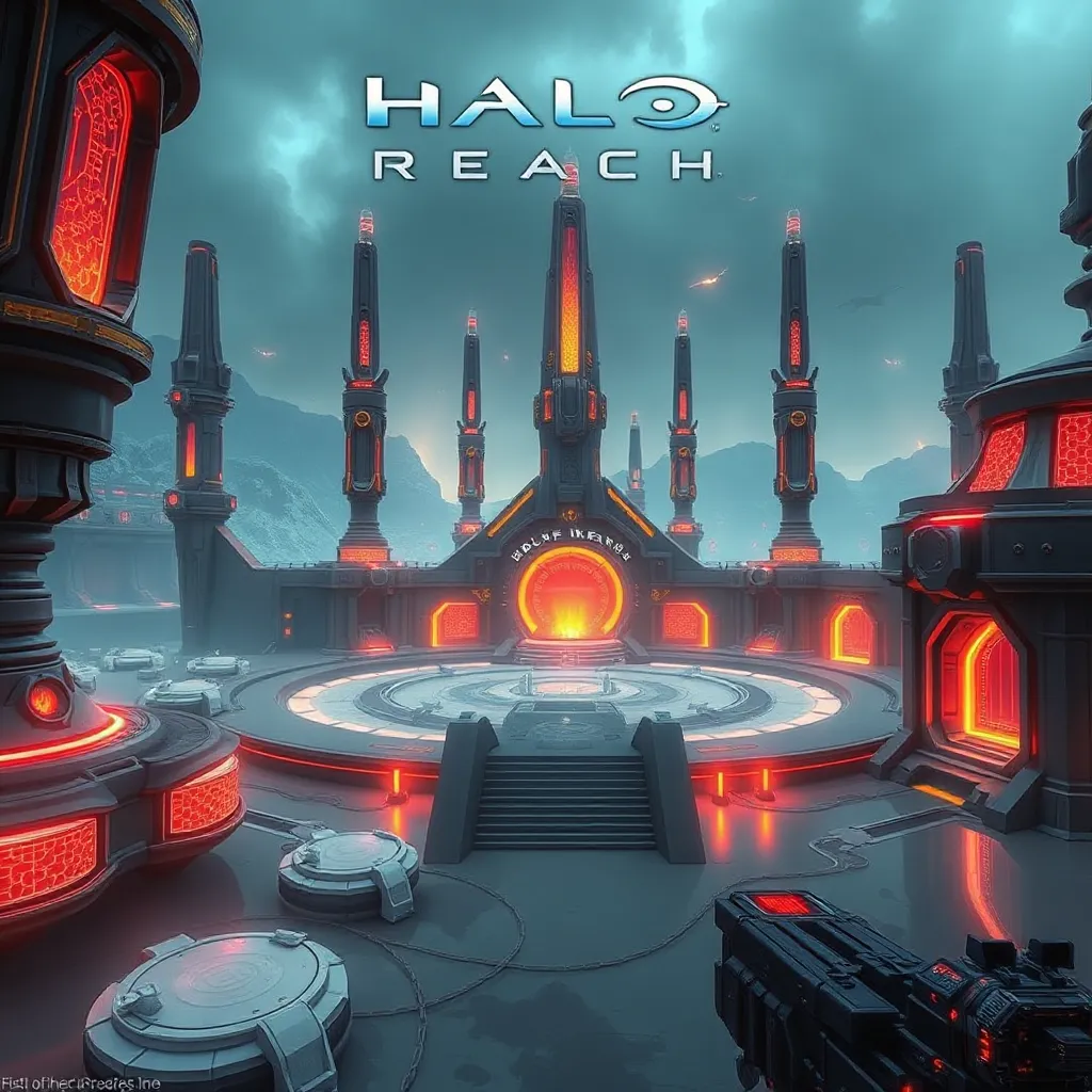 Upcoming Halo Reach Sword Base Map from Fist Of the Unicorns : LevelUpTalk
